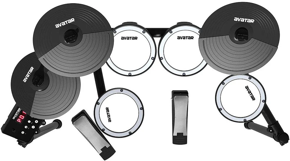 Avatar SD61-4 Electronic Drum Mesh Kit Complete (New 2024 Upgraded)